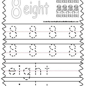 541 Numbers Worksheets Download. Preschool-kindergarten. Worksheets in ...