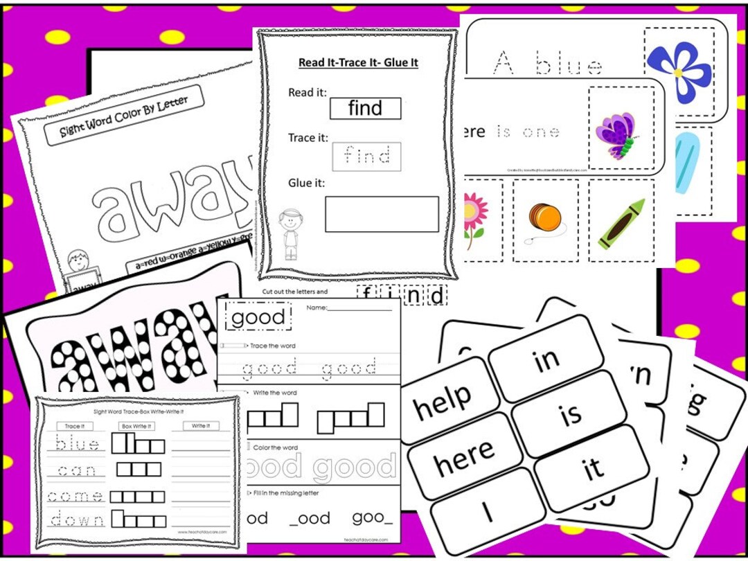 Preschool Sight Words Curriculum Download. Preschool-kindergarten ...