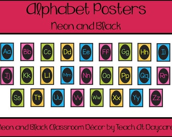 Neon Classroom Decor - Etsy