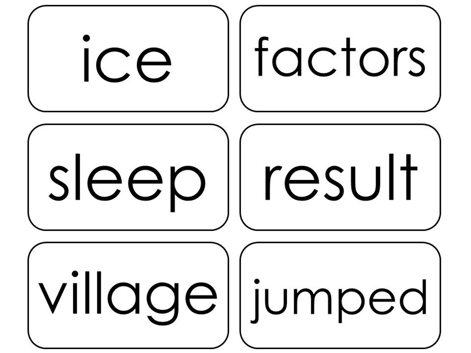 100 Printable Fry's Seventh Hundred Sight Word Flashcards. - Etsy