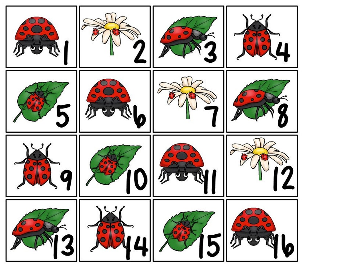 Ladybugs Themed Printable Classroom Accessories and Decor Bulletin ...