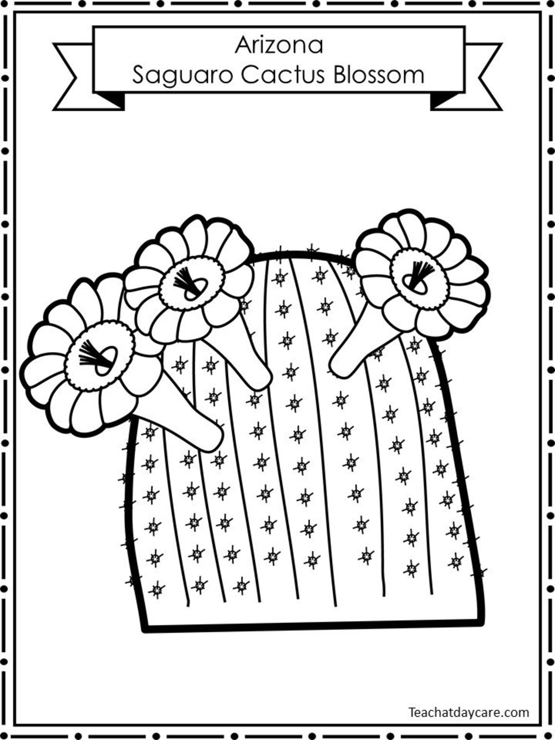 50 Printable State Flower Color Worksheets. Preschool and | Etsy