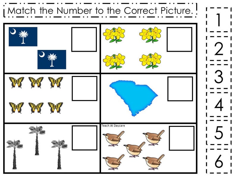 30 South Carolina State Symbols Themed Learning Games | Etsy