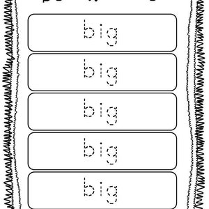 41 Printable Dolch Pre-primer Sight Word Rainbow Roll and Trace ...
