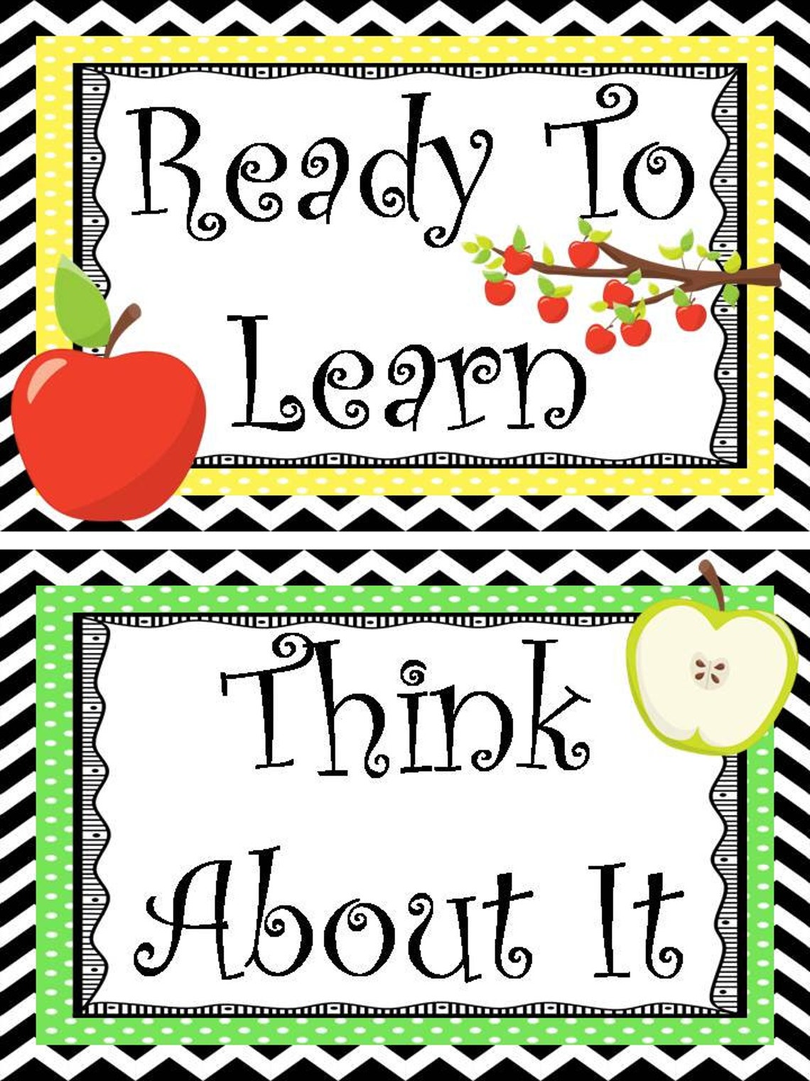 8 Printable Apple Theme Behavior Clip Chart Cards. Classroom - Etsy