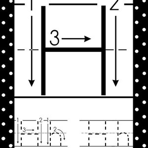 26 Black and White Beginning Alphabet Tracing Posters/worksheets ...
