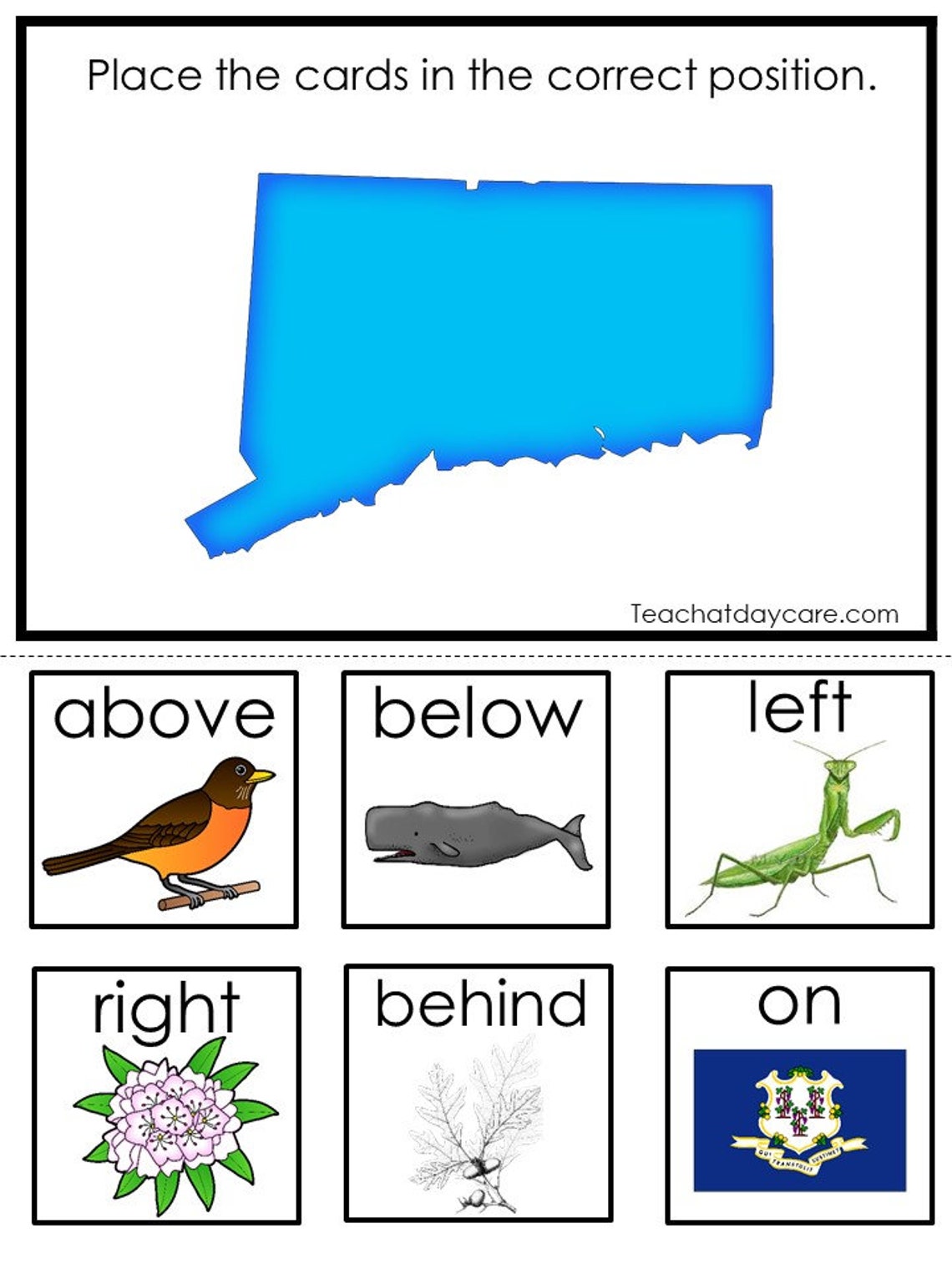 30 Connecticut State Symbols Themed Learning Games Download. - Etsy