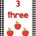 20 Printable Apple Themed Numbers Posters. Numbers 1-20. Classroom Wall ...