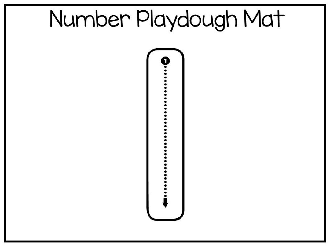 0-100 Numbers Playdough Mat/work Mat/worksheets. Preschool-kindergarten ...