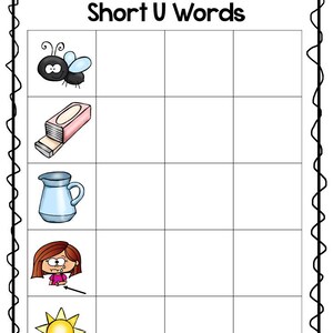 10 Printable I Can Build CVC Words Work Mats/worksheets. - Etsy