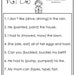 10 Printable Choose the Correct Verb Worksheets. 1st-2nd Grade ELA ...