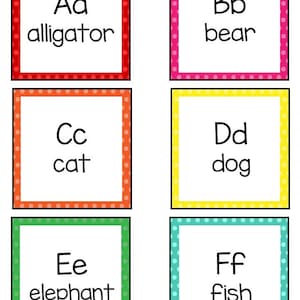 Animal Alphabet Bingo Phonics Game and Worksheets. Color & Black and ...