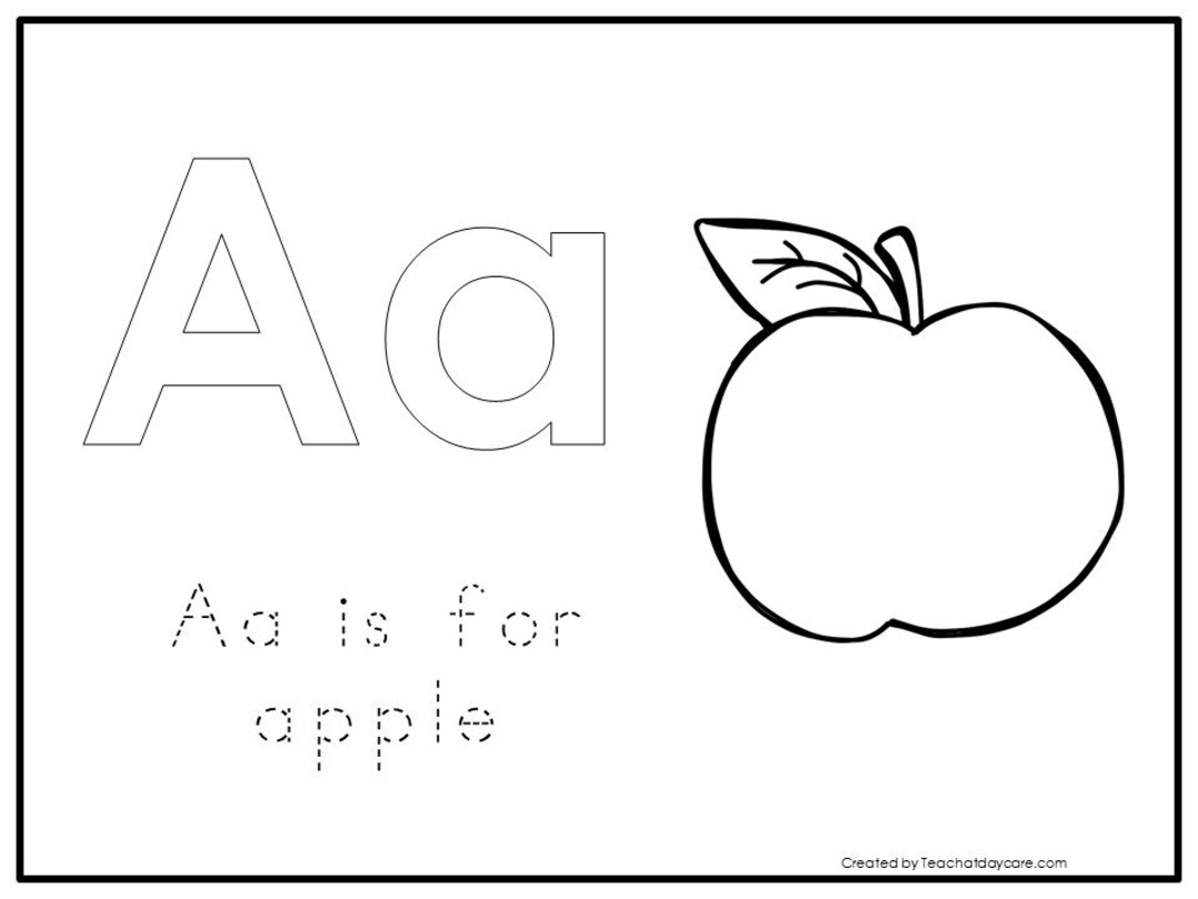 26 Printable Alphabet Phonics Color Worksheets. Preschool-kdg Phonics ...