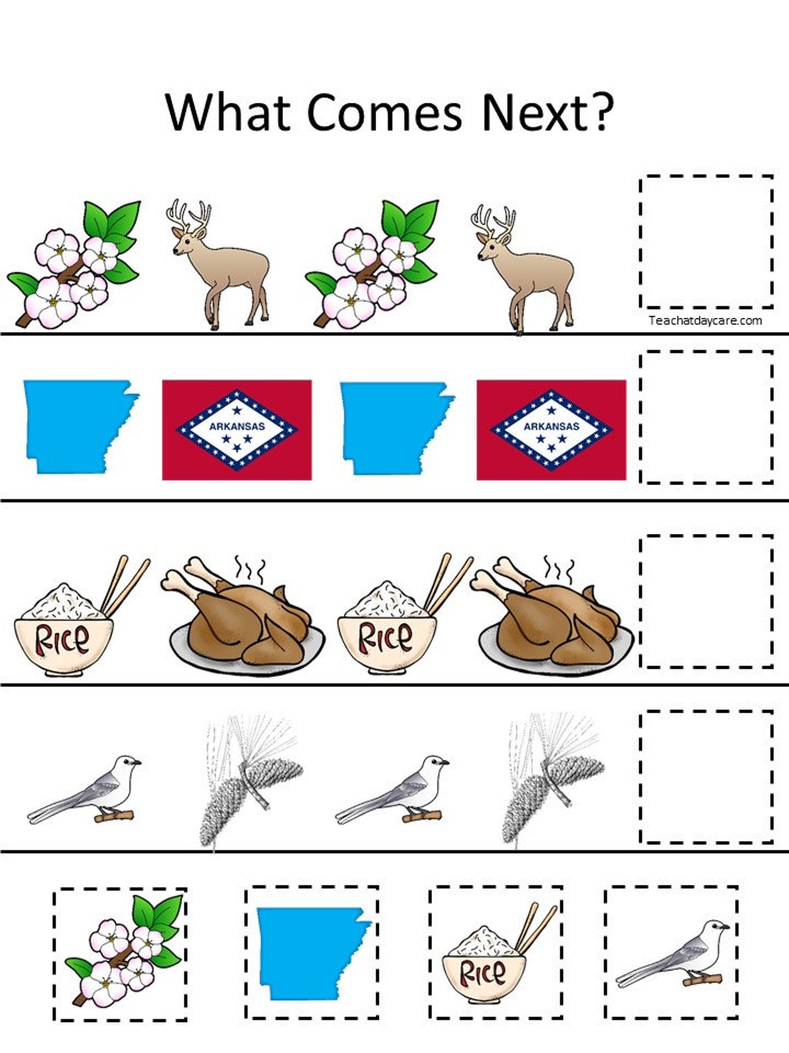 30 Arkansas State Symbols Themed Learning Games Download. ZIP - Etsy