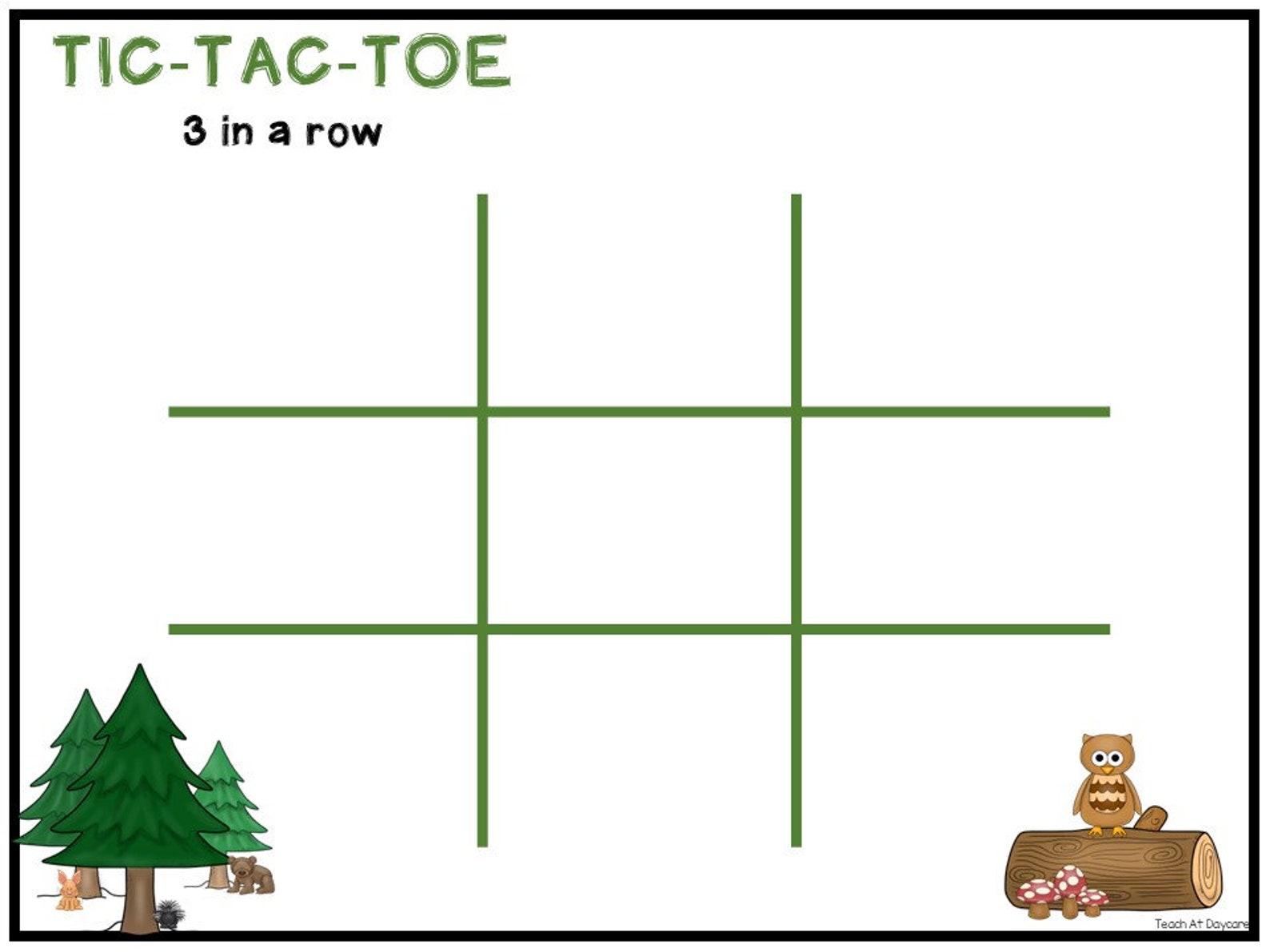 10 Printable Woodland Animals Themed Kindergarten Math Center Games and ...