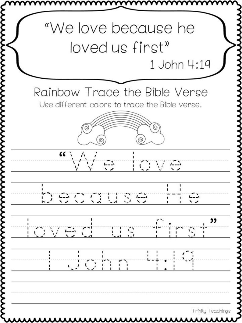 Bible Verse of the Week Curriculum: 34-week Study (digital Download) - Etsy
