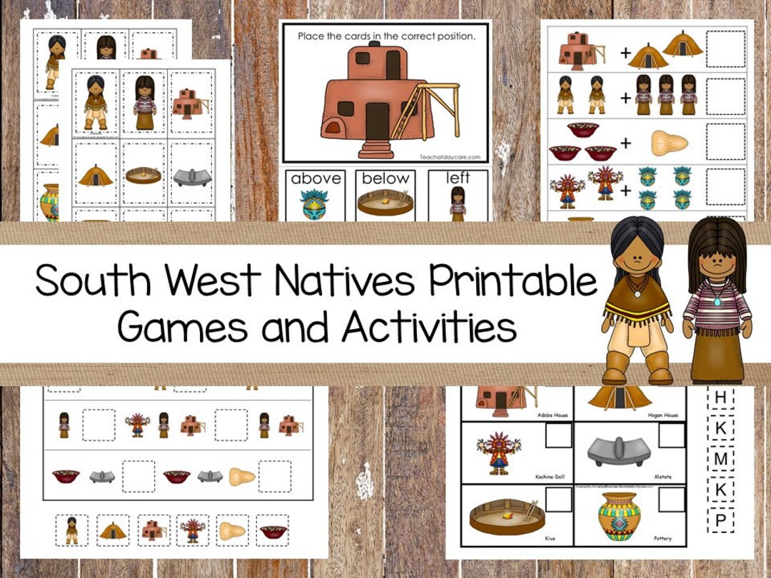 30 South West Natives Games Download. Games and Activities in PDF Files ...