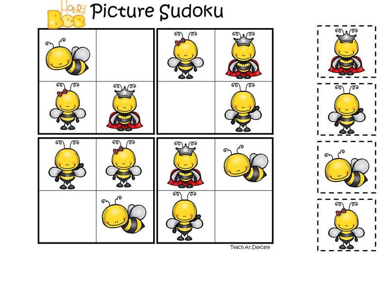 30 Honey Bee Preschool Learning Games Download. Games and - Etsy