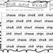 10 Printable Digraphs Roll and Read Worksheets. Kindergarten-2nd Grade ...