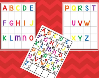 Printable Lowercase Alphabet Phonics Work Mats With 26 | Etsy