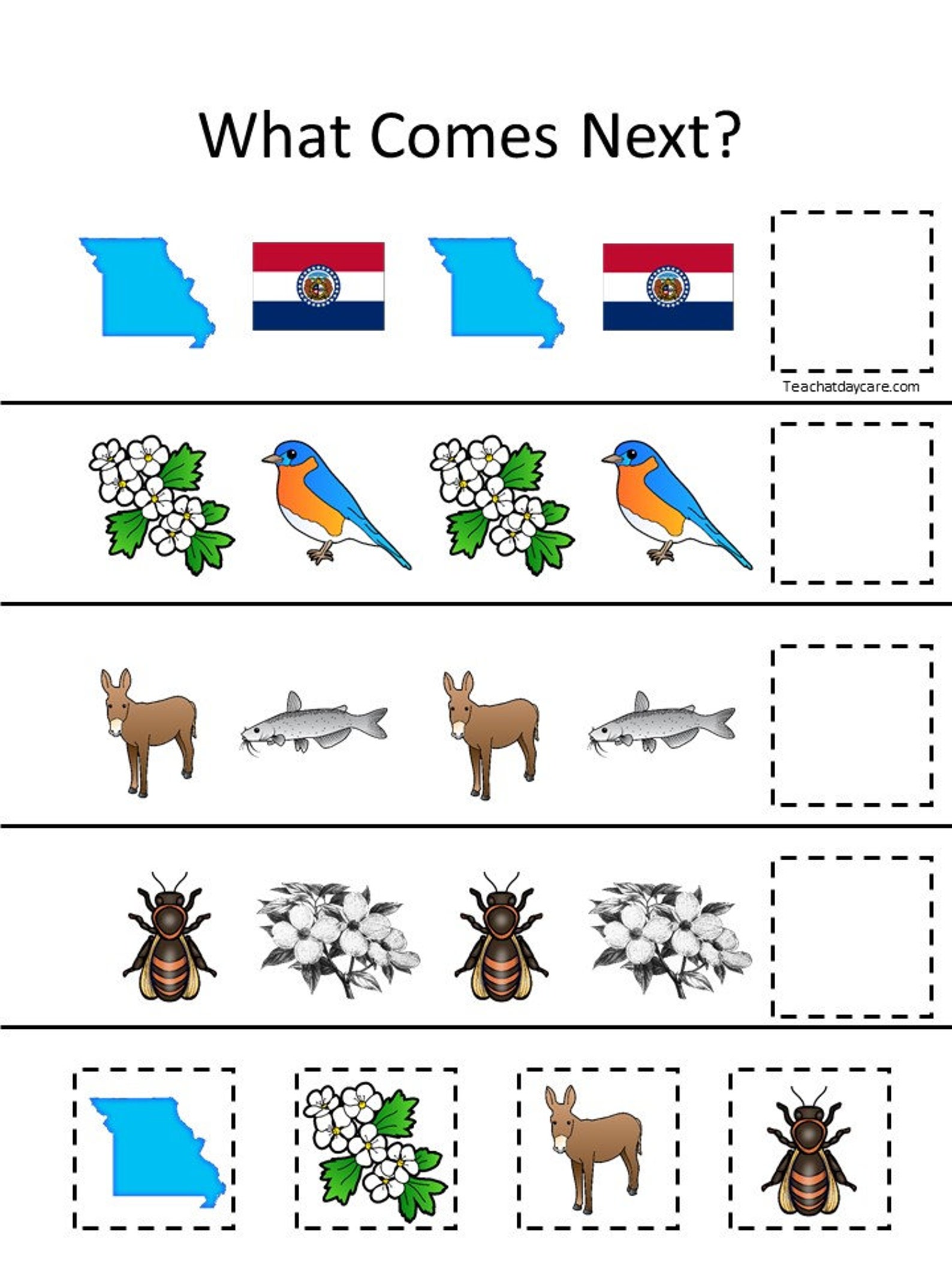 30 Missouri State Symbols Themed Learning Games Download. ZIP - Etsy