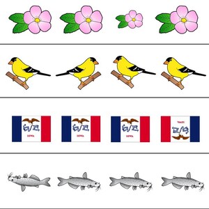 30 Iowa State Symbols Themed Learning Games Download. ZIP File ...