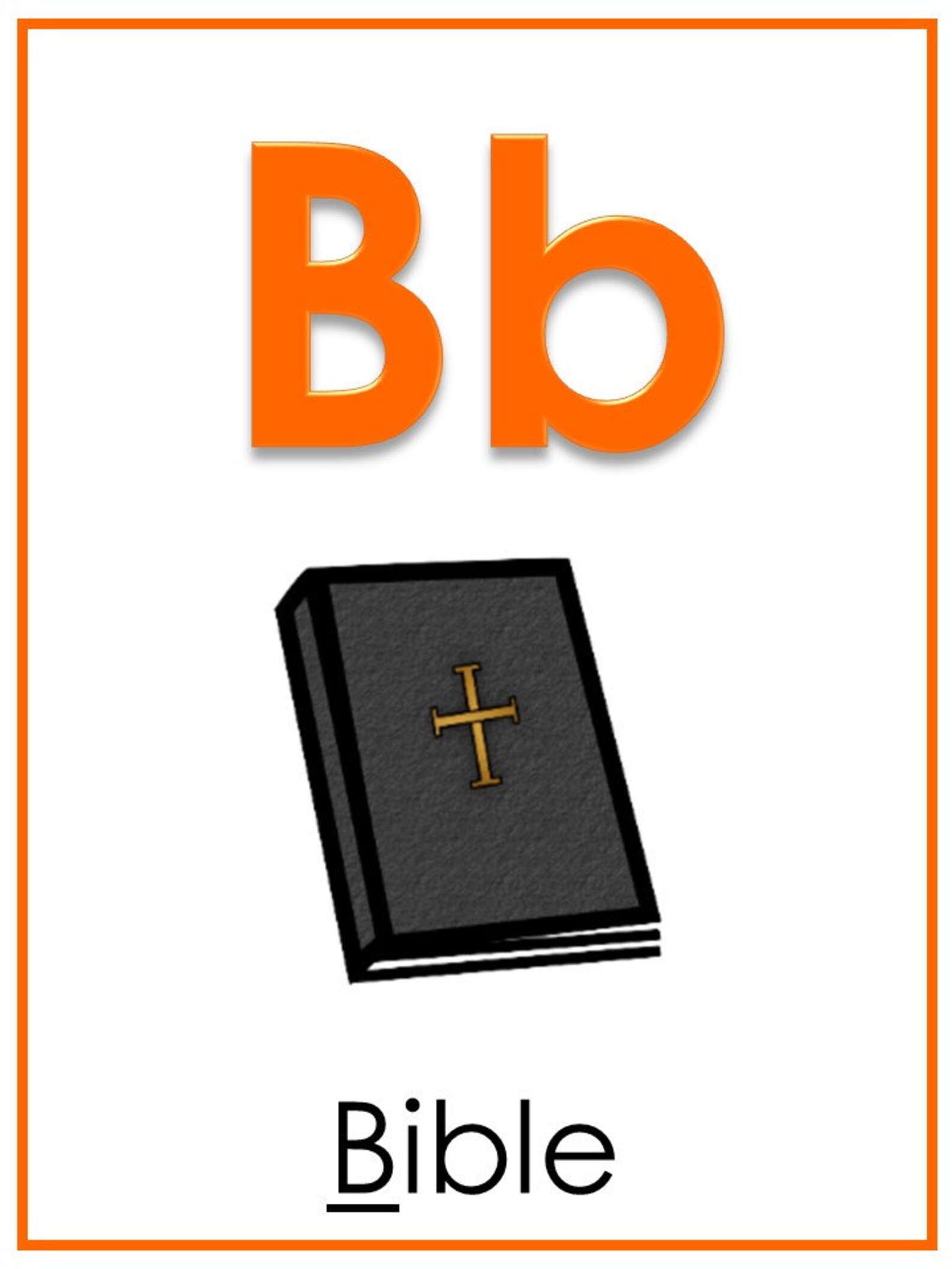 26 Printable Bible Alphabet Posters. Preschool-kindergarten - Etsy