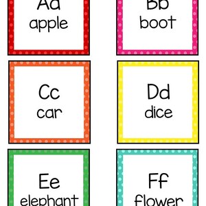 Alphabet Phonics Bingo Game and Worksheets. Color & Black and White ...