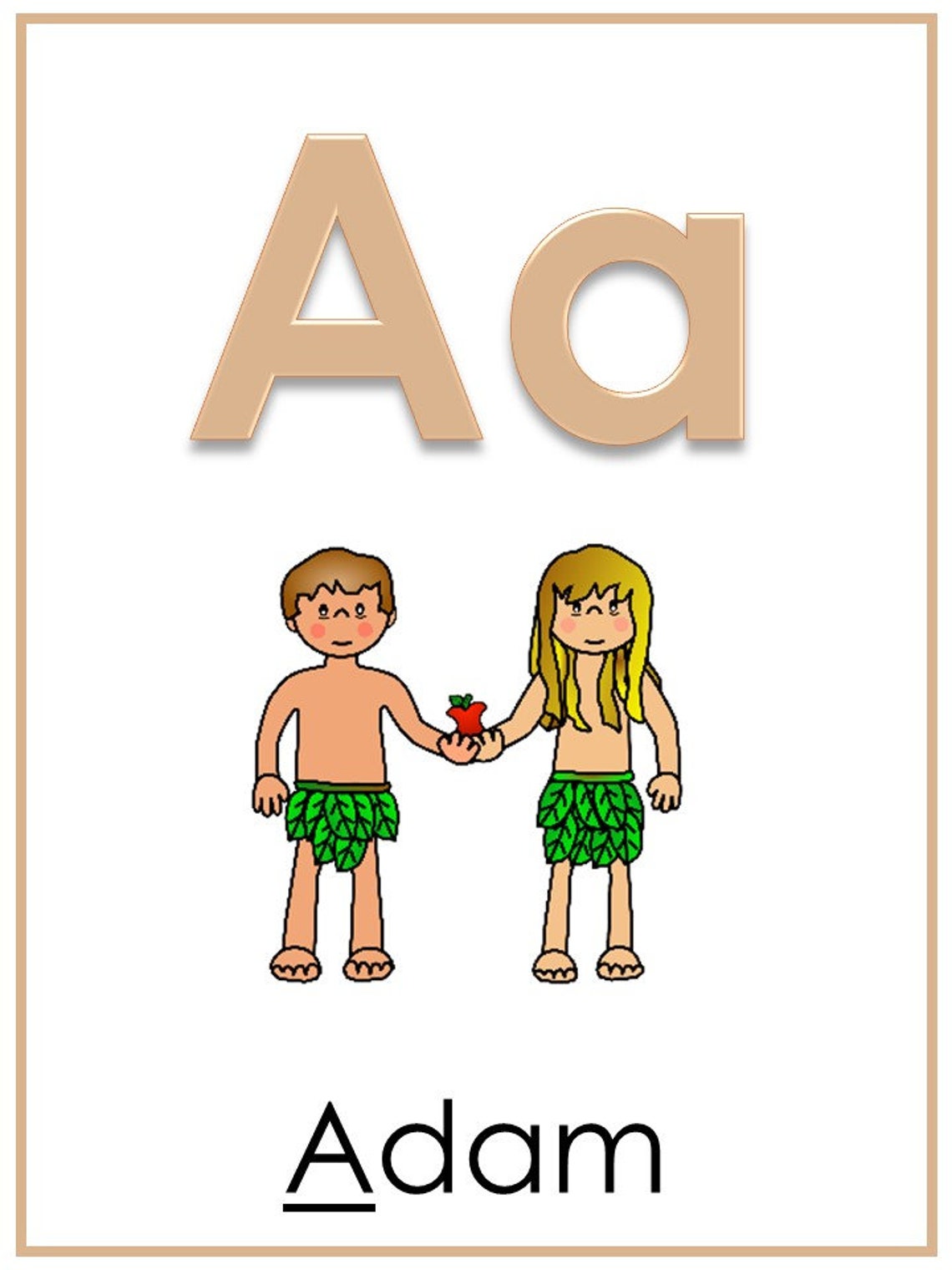 26 Neutral Colors Bible Alphabet Posters. | Etsy