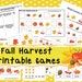 30 Fall Harvest Games Download. Games and Activities in PDF Files. - Etsy