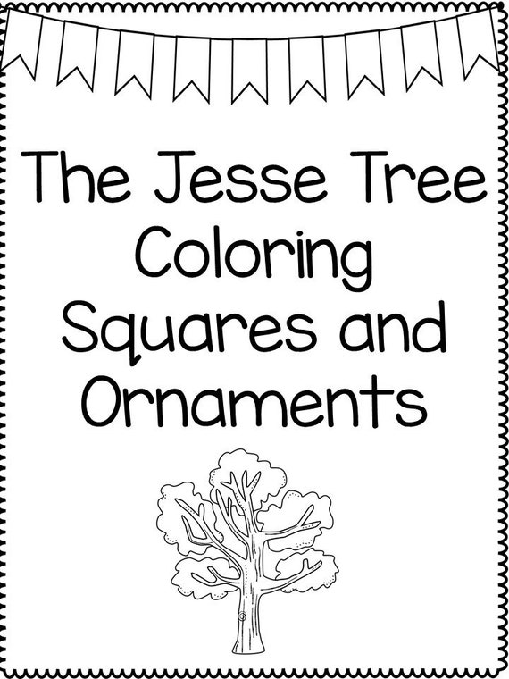 Jesse Tree Coloring Pages [2025]