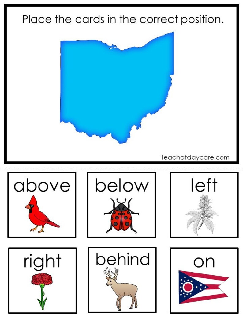 30 Ohio State Symbols Themed Learning Games Download. ZIP File - Etsy