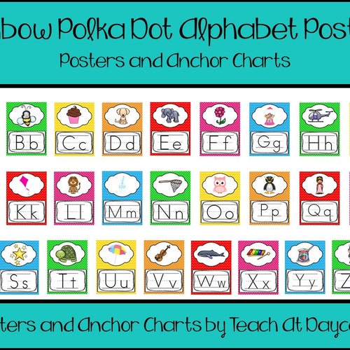 Magical Alphabet Posters - Etsy