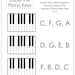10 Color the Keys Worksheets. Beginning Music. Preschool-2nd Grade ...