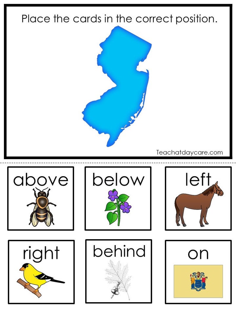 30 New Jersey State Symbols Themed Learning Games Download. - Etsy