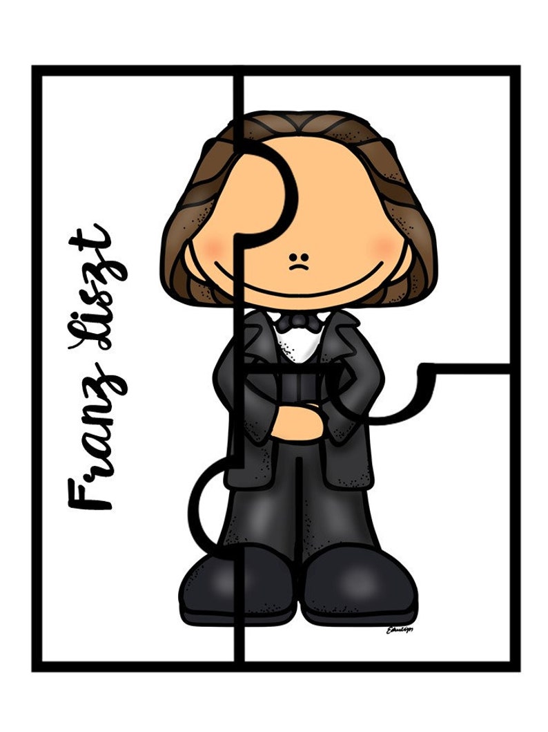 Franz Liszt Great Composer Unit. Music Appreciation. - Etsy