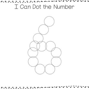 0-100 Dot the Number Worksheets/work Mats. Preschool-kdg Numbers and ...