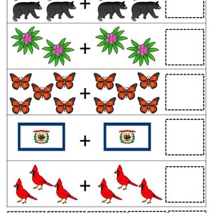 30 West Virginia State Symbols Themed Learning Games Download. ZIP File ...