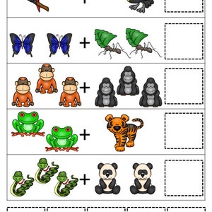 30 Rainforest Animals Games Download. Games and Activities in PDF Files ...