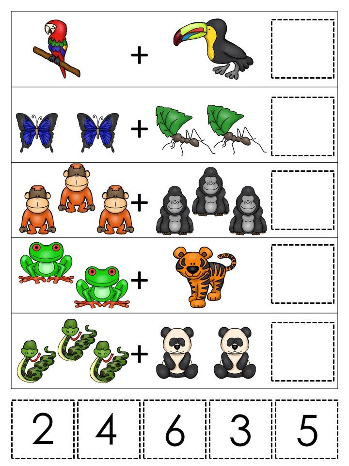 30 Rainforest Animals Games Download. Games and Activities in PDF Files ...