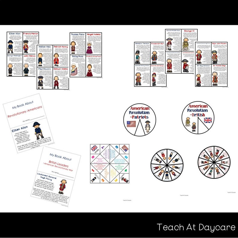The American Revolutionary War Educational Study Unit. Worksheets ...