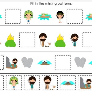 30 Moses Games Download. Games and Activities in PDF Files. - Etsy
