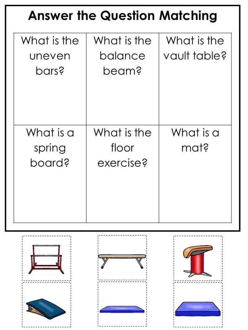 30 Gymnastics Games Download. Games and Activities in PDF | Etsy