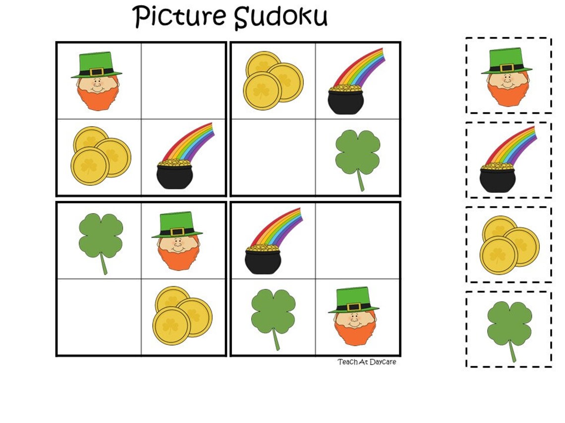 30 Printable St. Patrick's Day Preschool Educational - Etsy