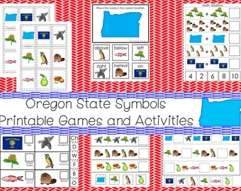 Oregon State Symbols - Etsy