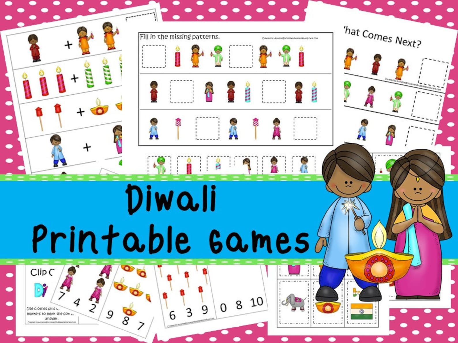 30 Diwali Games Download. Games and Activities in PDF Files. | Etsy