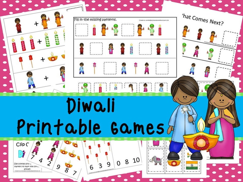 30 Diwali Games Download. Games and Activities in PDF Files. - Etsy