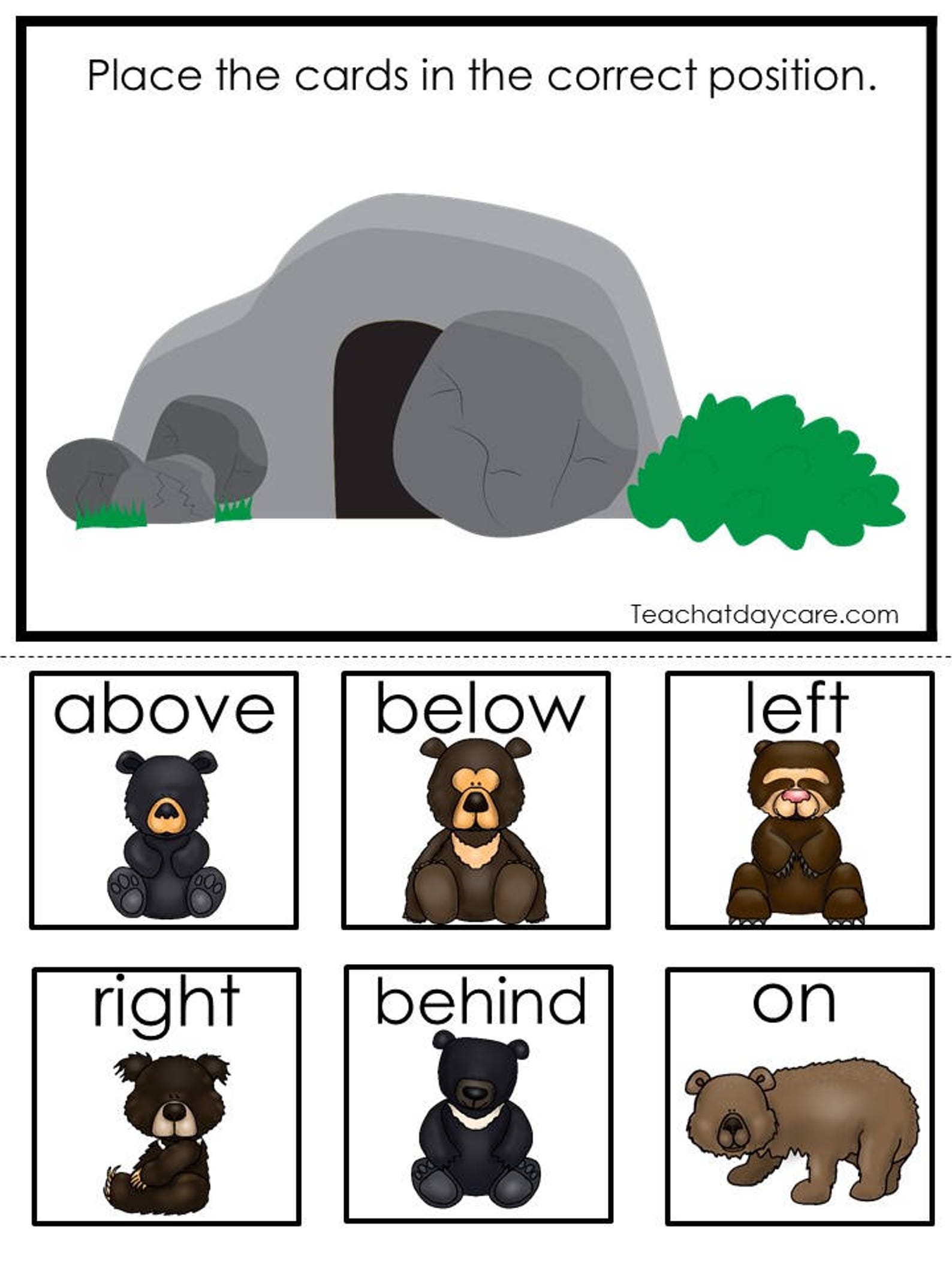 30 Bears Preschool Educational Learning Games Download. Games - Etsy