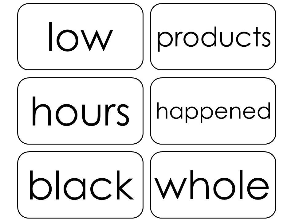 100 Printable Fry's Fourth Hundred Sight Word Flashcards. | Etsy