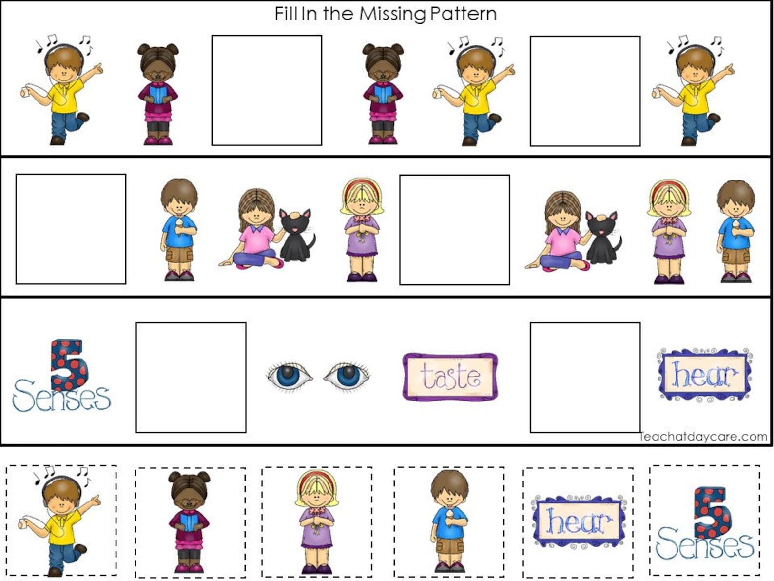 30 Printable 5 Senses Games and Activities Download. ELA and | Etsy